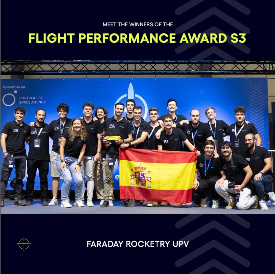 COLLABORATION WITH FARADAY ROCKETRY UPV (Flight Award in EuRoC 2023 ...